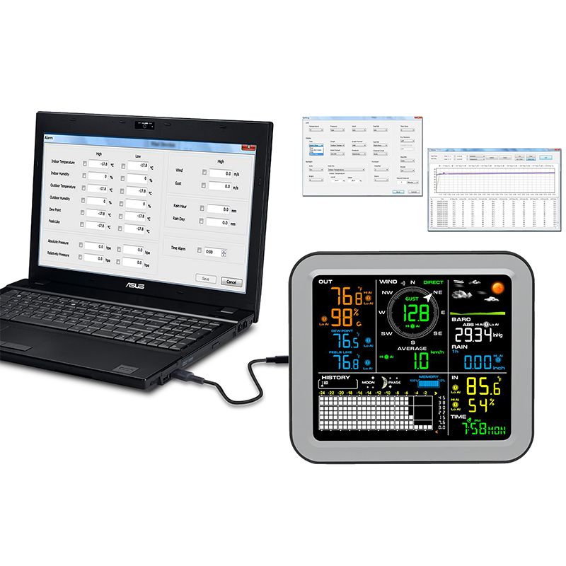 FT0345 RF Weather Station(PC Version) - UCTECH